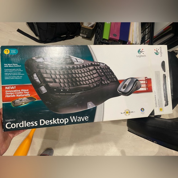 Logitech | Computers, Laptops & Parts | Logitech Cordless Desktop Wave ...